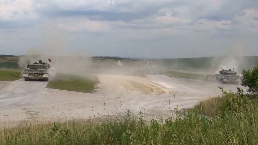 DVIDS - Video - Royal Danish Army tanks at Grafenwoehr, Germany