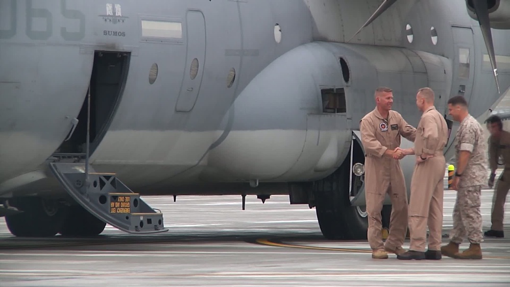 DVIDS - Video - Marine Aerial Refueler Transport Squadron 152 arrives ...