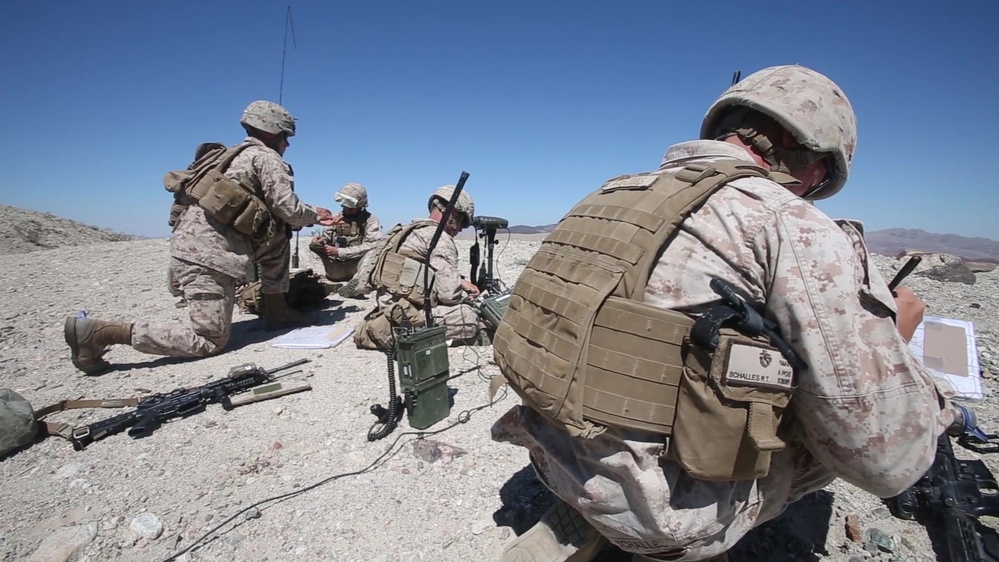 DVIDS - Video - 1/1 Marines Call for Fire during Large Scale Exercise 2014