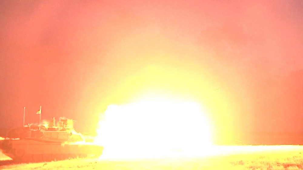 DVIDS - Video - M1A2 Abrams Night Fire and Maneuver Exercises