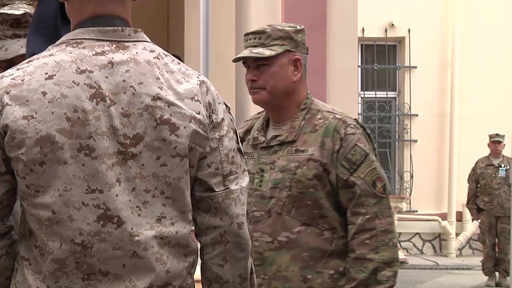 DVIDS - Video - USFOR-A and ISAF’s Change of Command, Part 1