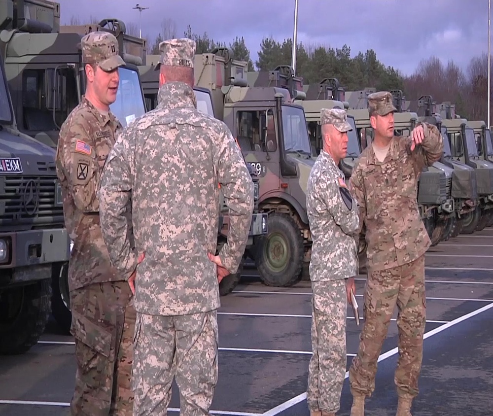 DVIDS - Video - Maj. Gen. Michael Bills Visits Soldiers in Estonia