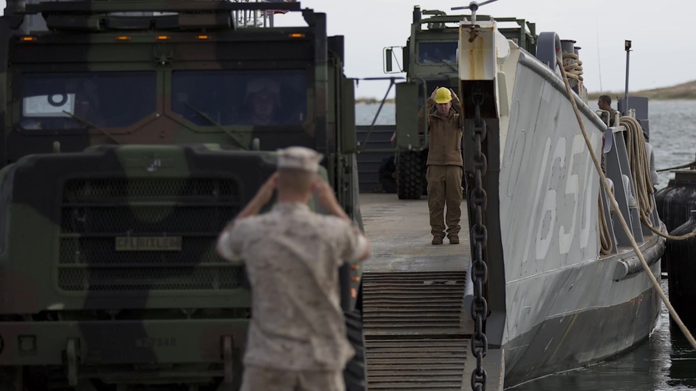 DVIDS - Video - Supplies from the Sea: Navy-Marine Team conducts port ...