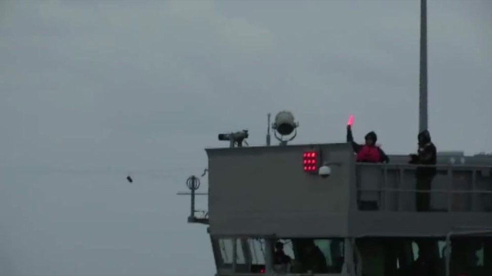 DVIDS - Video - Helicopter Drop during USNS Arctic (T-AOE 8) and USS ...
