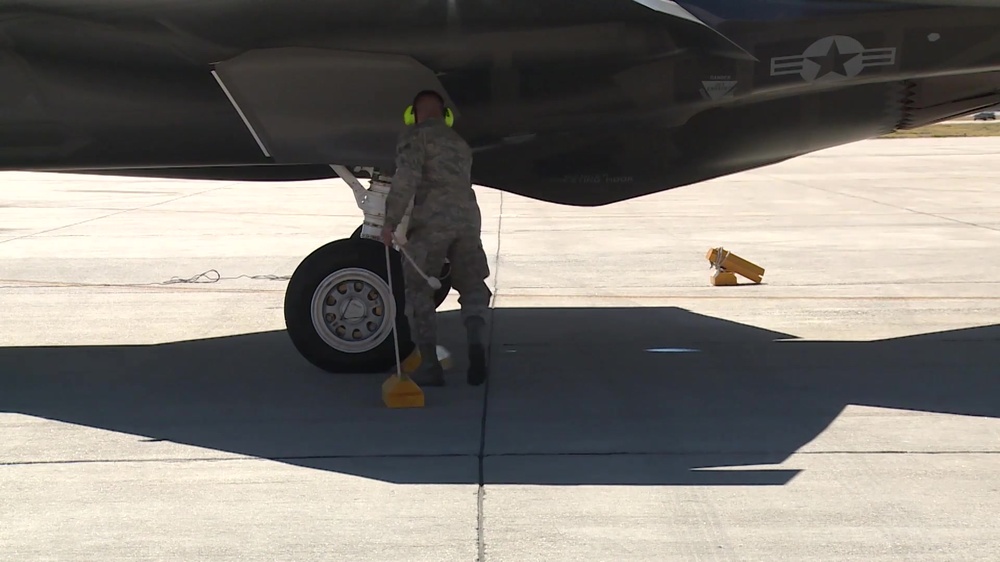 DVIDS - Video - 56 FW F-35 Flagship Arrival