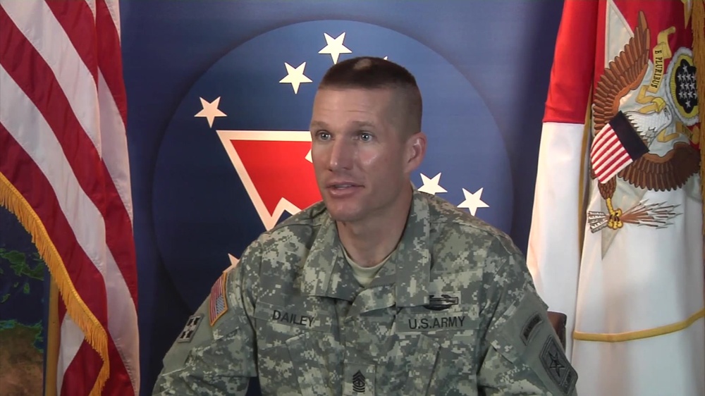 DVIDS - Video - Sergeant Major of the Army Daniel Dailey makes his ...