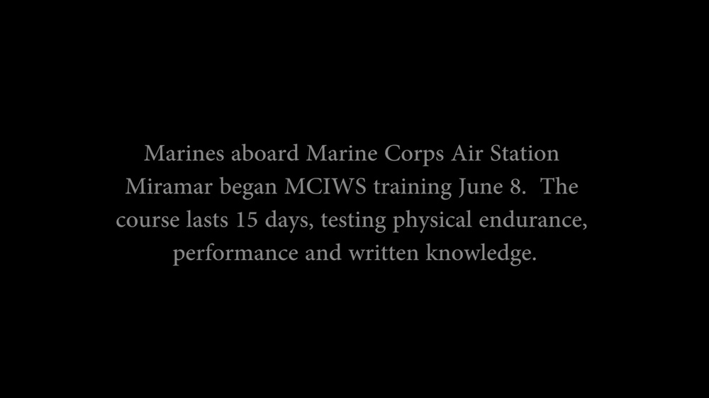 DVIDS - Video - Marines Begin MCIWS Course