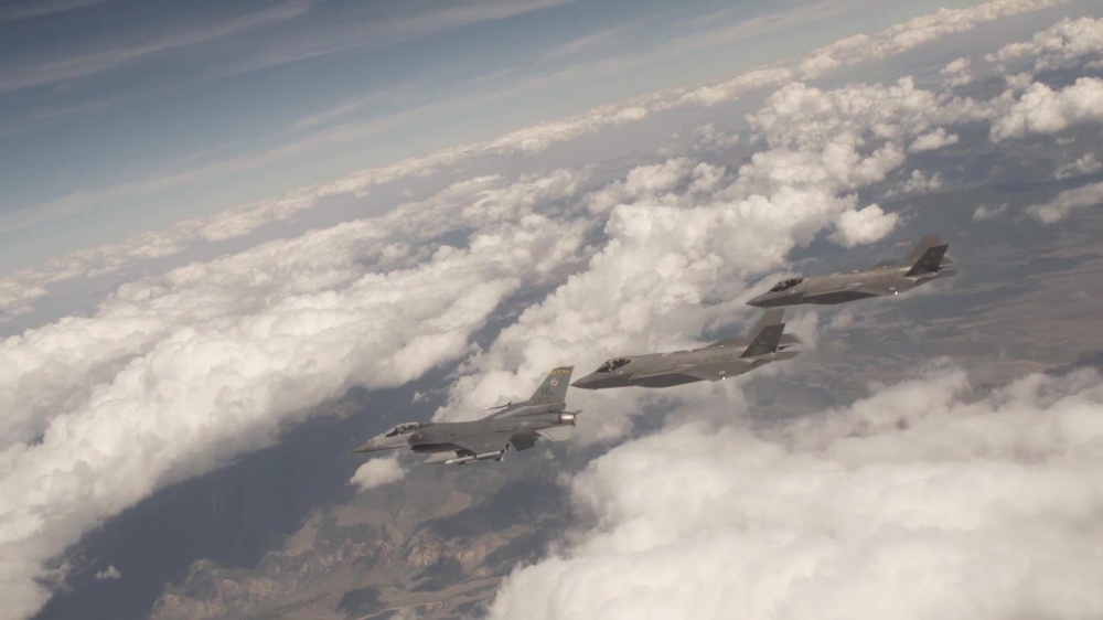 DVIDS - Video - F-35A Lightning II Aerial Footage Hill AFB
