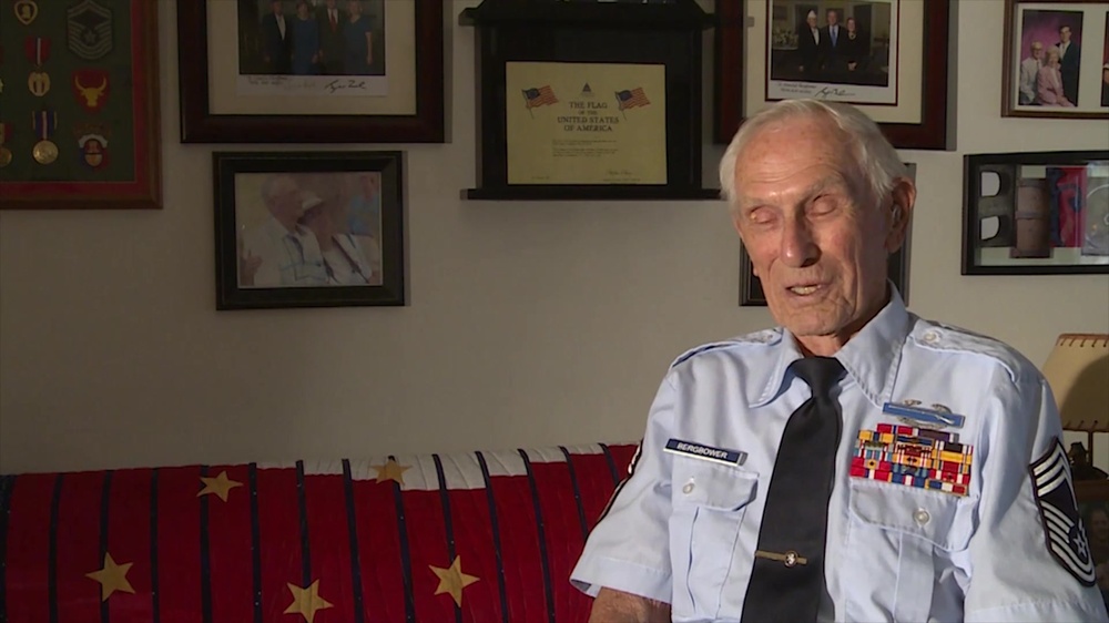 DVIDS - Video - Retired Chief Master Sgt. Harold Bergbower - Feature Story