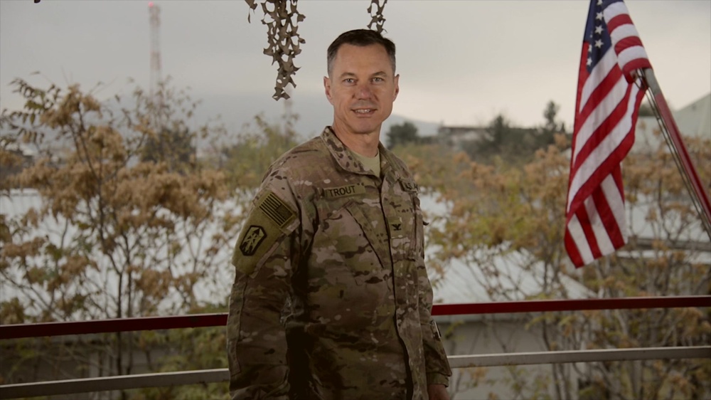 DVIDS - Video - COL. Carl Trout - Shoutout to the OU Sooners from Kabul ...