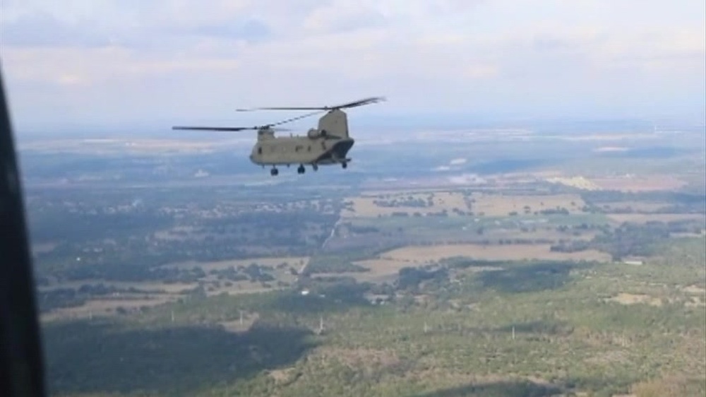 DVIDS - Video - 40th CAB Soldiers Launch Multi-Ship Flight