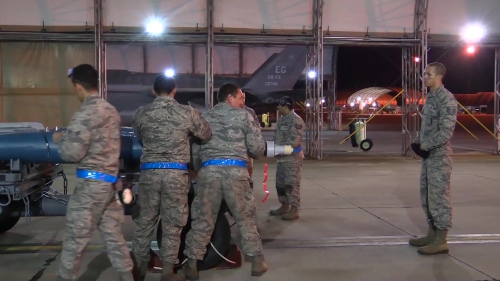 DVIDS - Video - First F-35 Weapons Drop Load