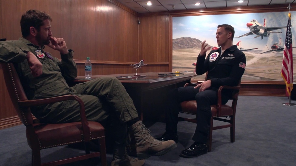 DVIDS - Video - Gerard Butler Flies with the Thunderbirds: Flight ...