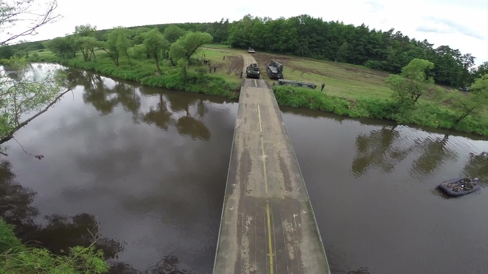 DVIDS - Video - 2CR: Dragoon Ride Naab River Crossing Aerial Footage