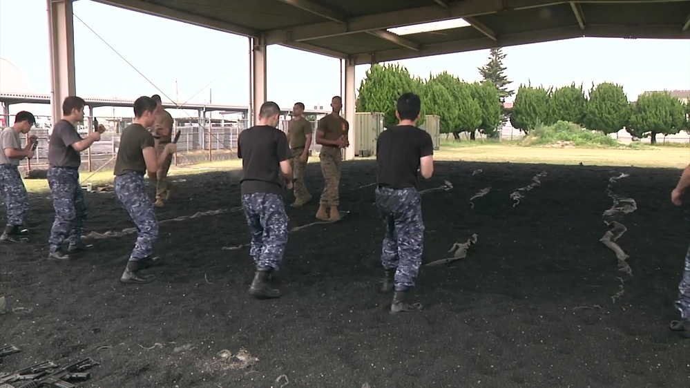 DVIDS - Video - MCMAP instructors aboard MCAS Iwakuni train JMSDF ...