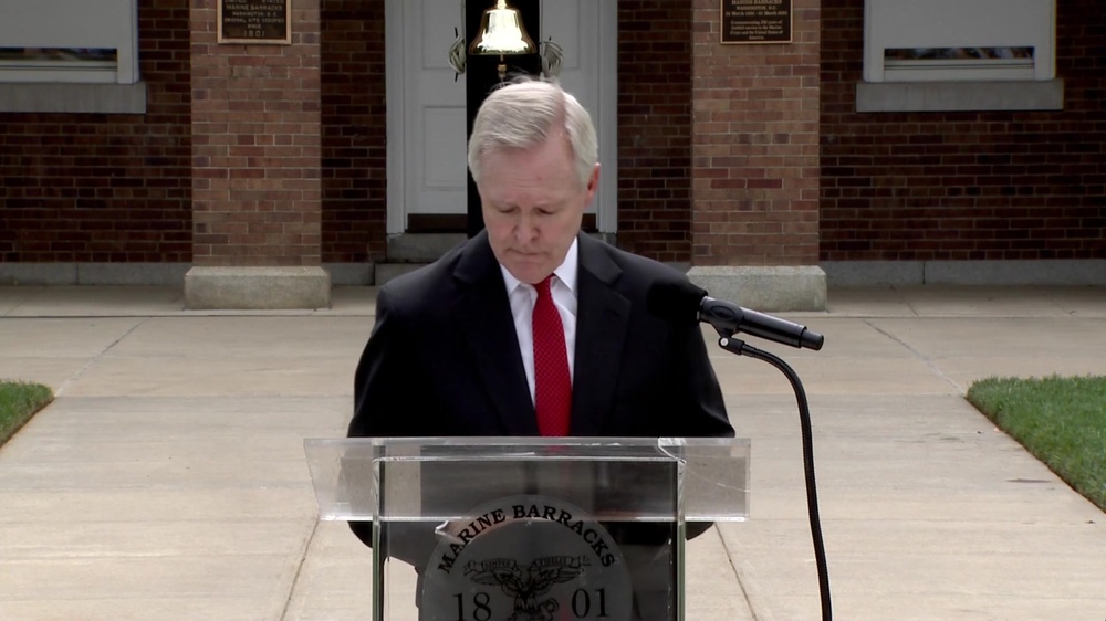 DVIDS - Video - Ship Naming Ceremony for Colonel Harvey "Barney" Barnum