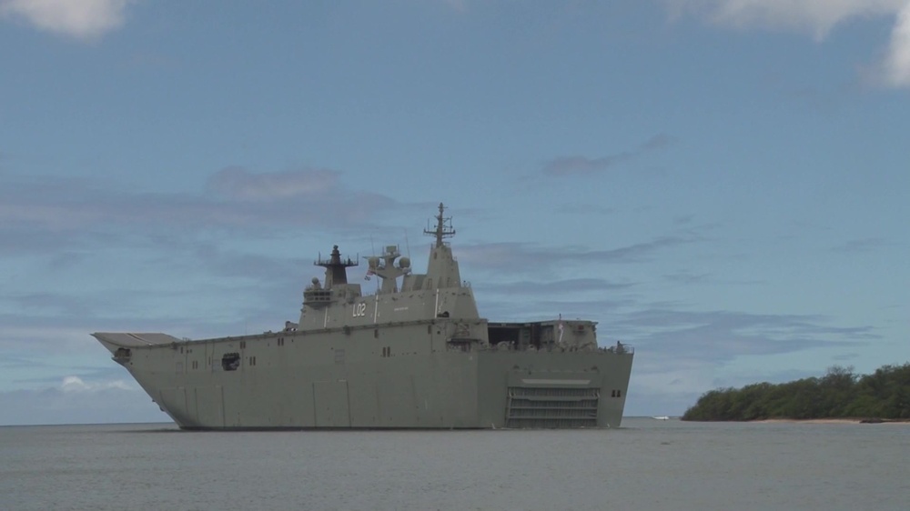 DVIDS - Video - Royal Australian Navy Canberra Class Amphibious Ship ...