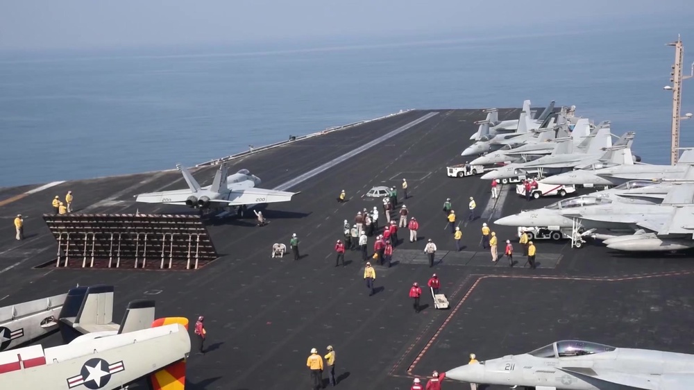 DVIDS - Video - USS Dwight D. Eisenhower (CVN 69) Conducts Flight Operations