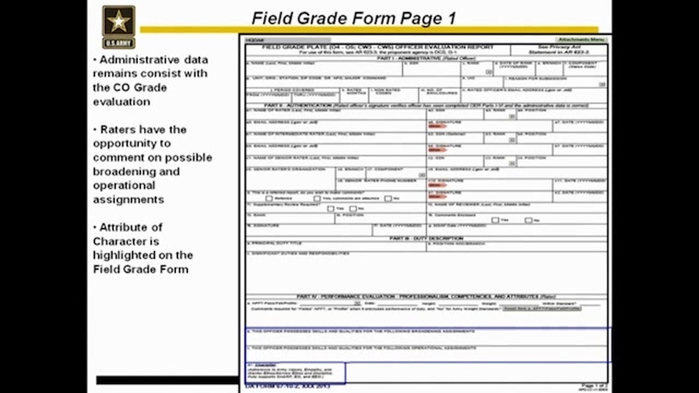 DVIDS - Video - Revised OER - Changes to System/Overview (Module 1)