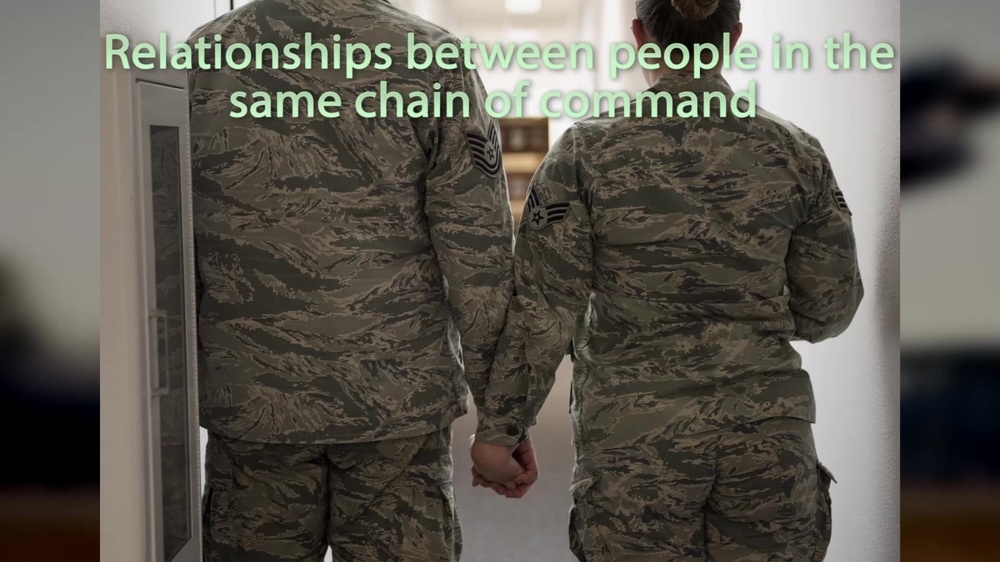 DVIDS - Video - Air Force Unprofessional Relationships