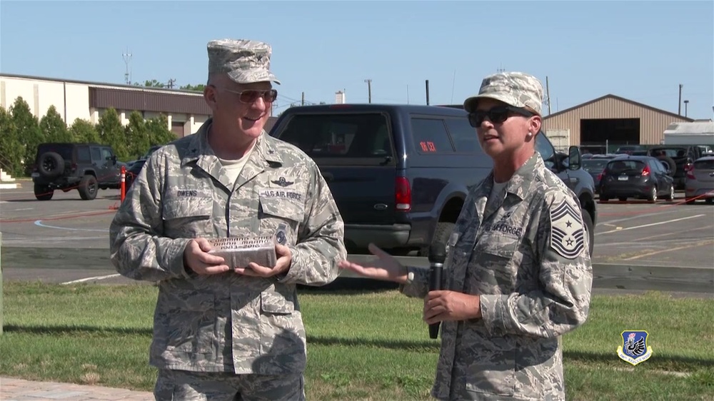 DVIDS - Video - 106th First Female Command Chief Retirement Brick Ceremony