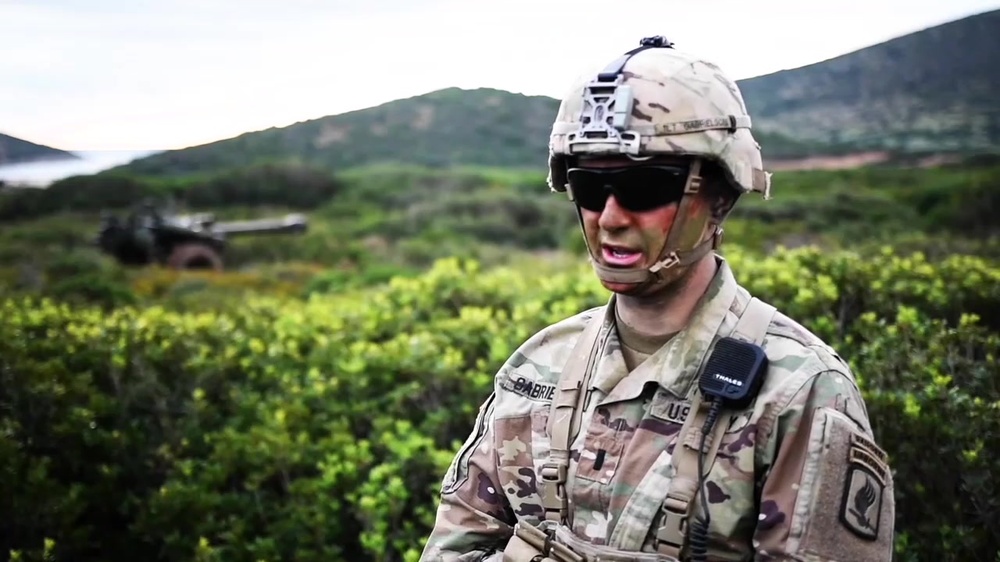 DVIDS - Video - 4-319 AFAR Conducts Training in Teulada, Italy