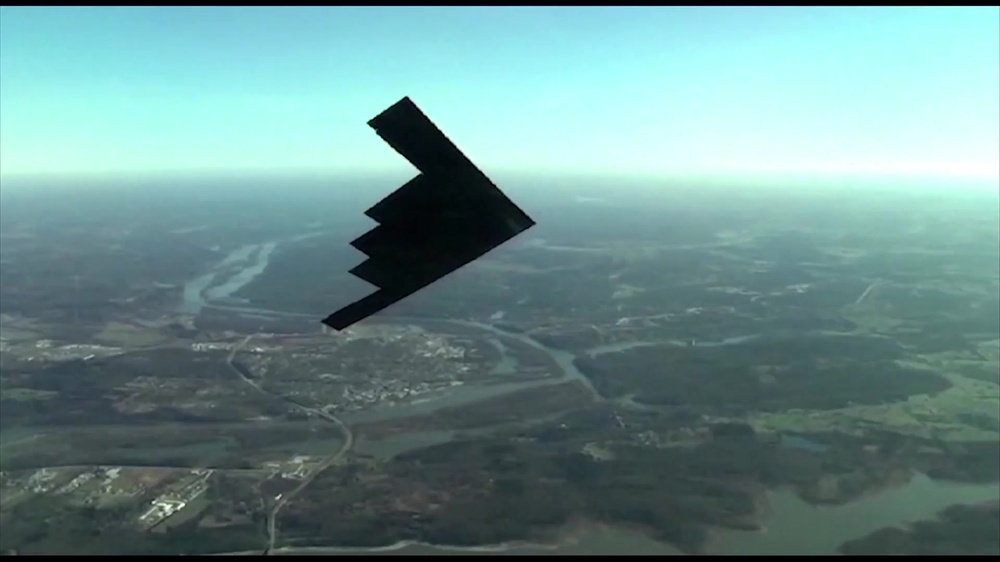 DVIDS - Video - B-2 in flight B-Roll