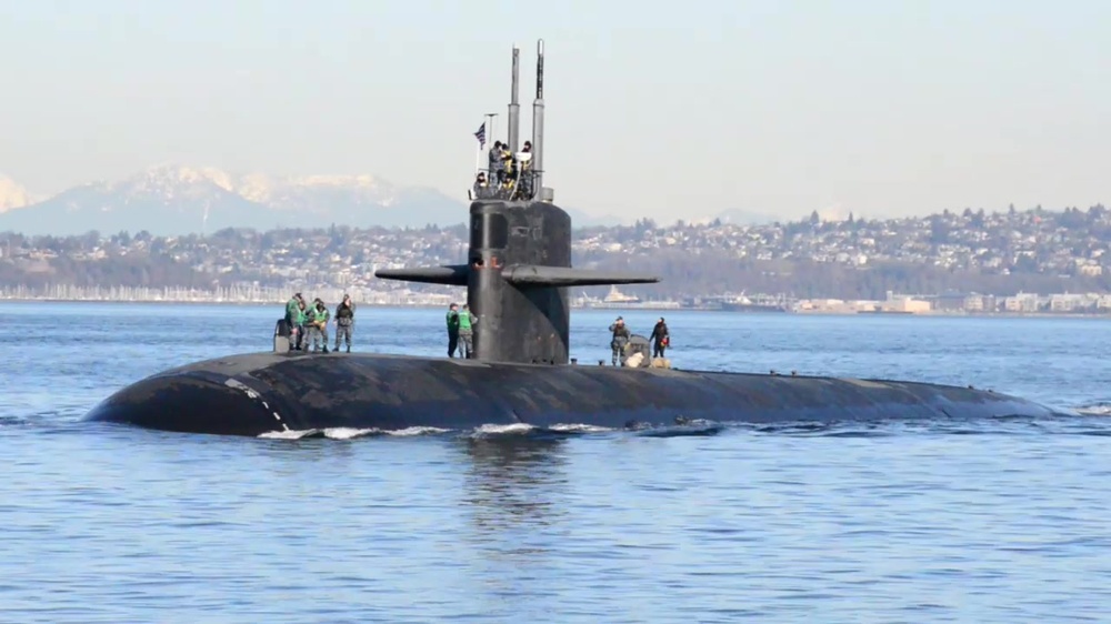 DVIDS - Video - USS Olympia (SSN 717) Arrives in the Pacific Northwest