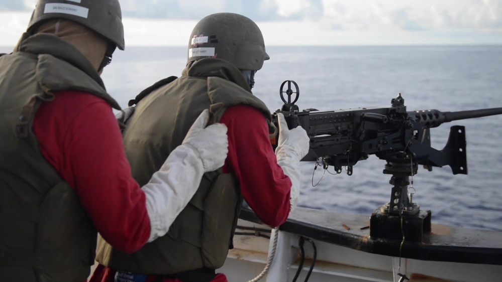 DVIDS - Video - USCGC Sequoia crew conducts gunnery exercise off Guam