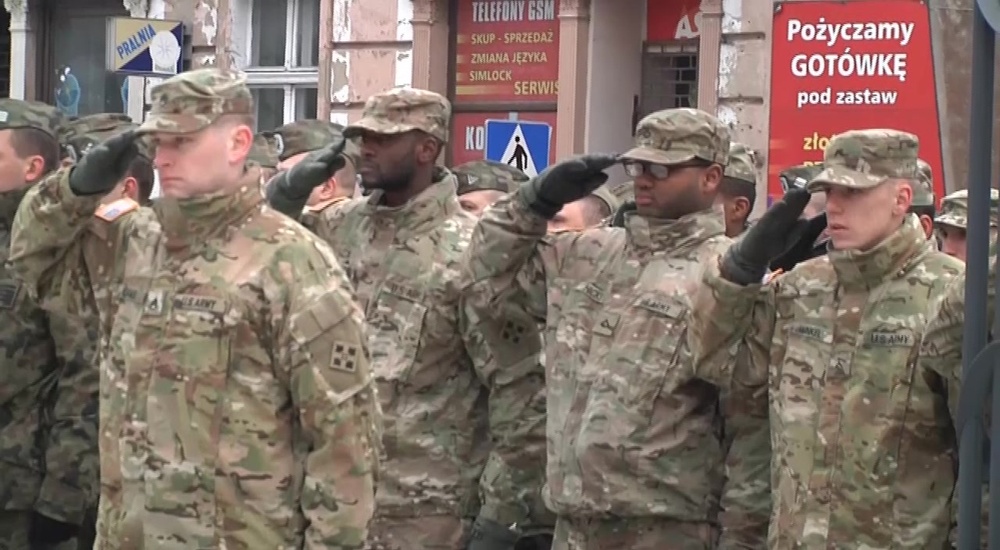 DVIDS - Video - 64th BSB Welcome Ceremony in Skwierzyna-- Broll