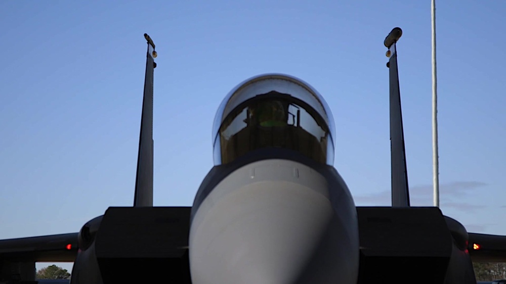 DVIDS - Video - 336th Fighter Squadron Departs for Green Flag
