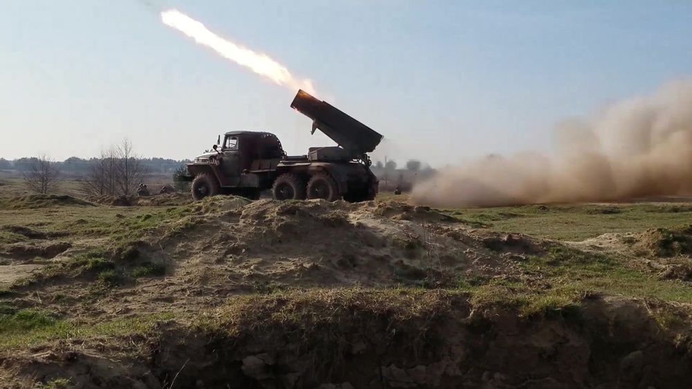 DVIDS - Video - JMTG-U Ukrainian BM-21 Rocket Launcher B-Roll