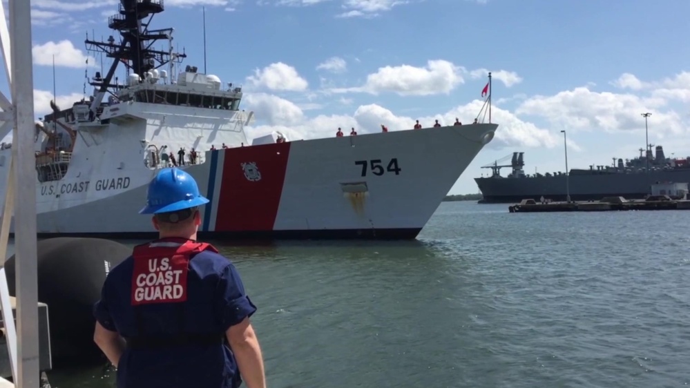 DVIDS - Video - Coast Guard Cutter James returns home
