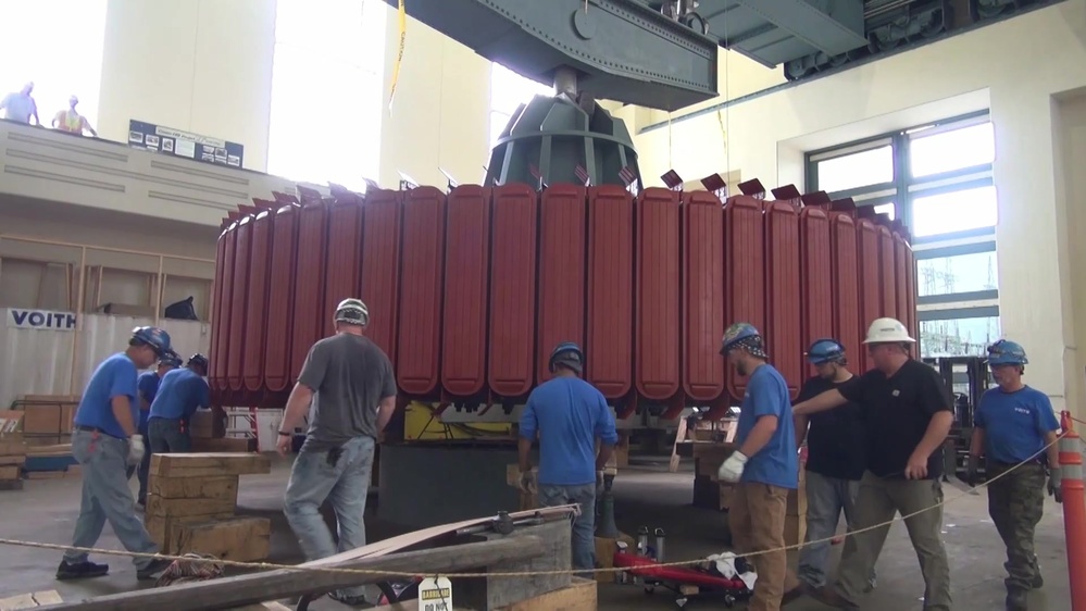 DVIDS - Video - Hydropower Rotor Install Requires Heavy Lifting