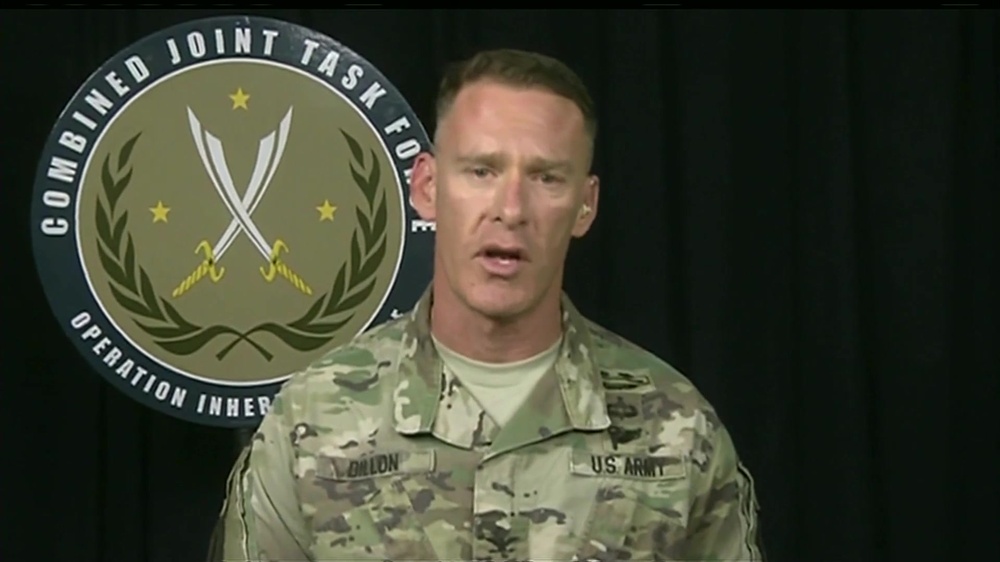 DVIDS - Video - Operation Inherent Resolve Update - Col. Ryan Dillon