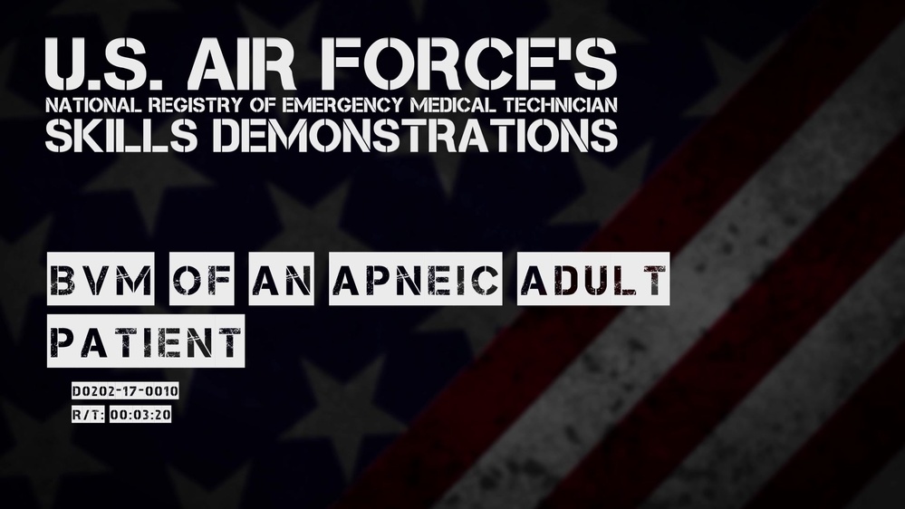 DVIDS - Video - BVM of an Apneic Adult Patient