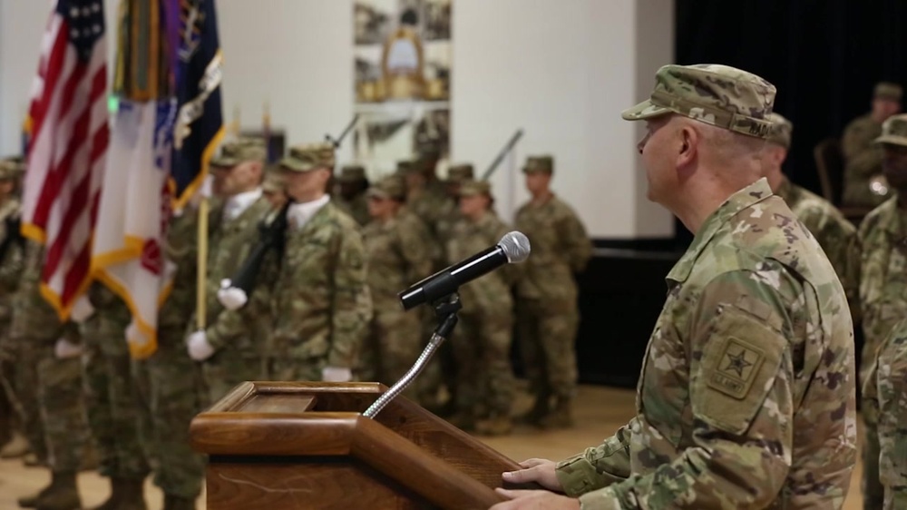 DVIDS - Video - Task Force Echo Transfer of Authority Ceremony