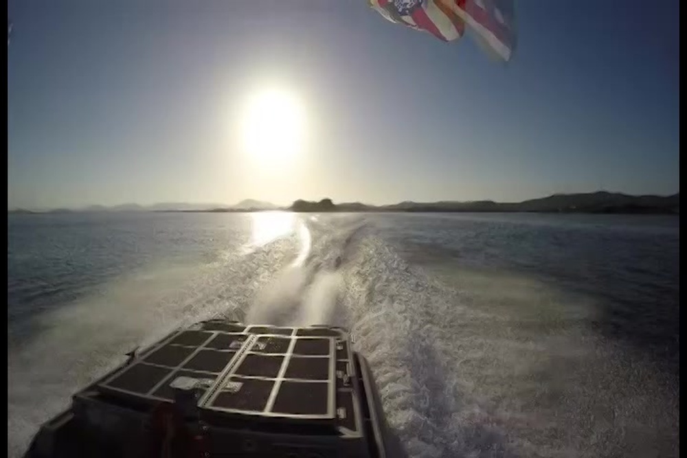 DVIDS - Video - PSU 305 crew members patrol waters off Guantanamo Bay, Cuba