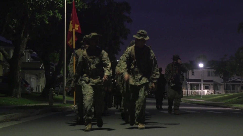 DVIDS - Video - MCBH Headquarters Battalion Hike