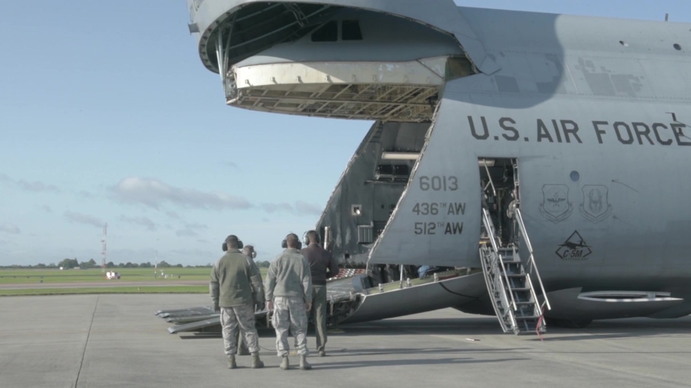 DVIDS - Video - C-5M Super Galaxy Makes a Special Delivery