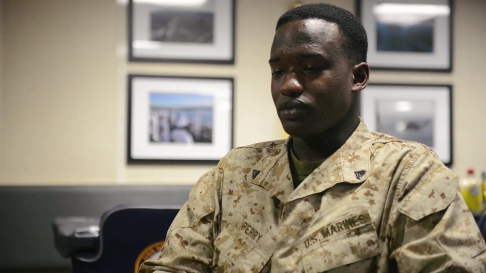 DVIDS - Video - MEU Minute: Why Cpl. Devonte Perry joined the Marine Corps