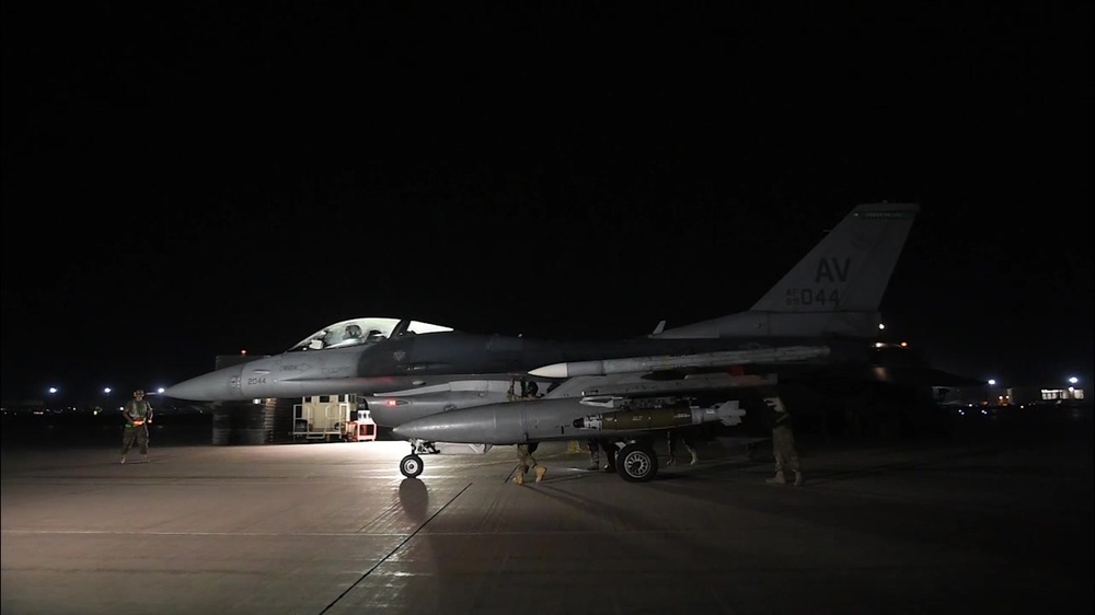 DVIDS - Video - F-16 Night Takeoff
