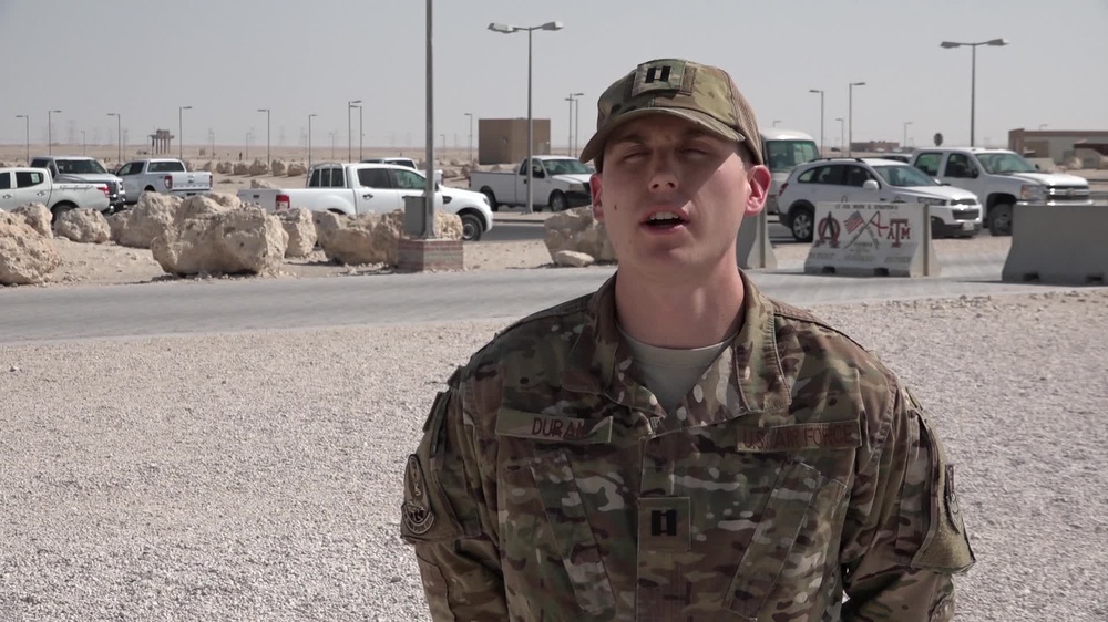 DVIDS - Video - Capt. Kyle Duran's Thanksgiving "Shout Out"