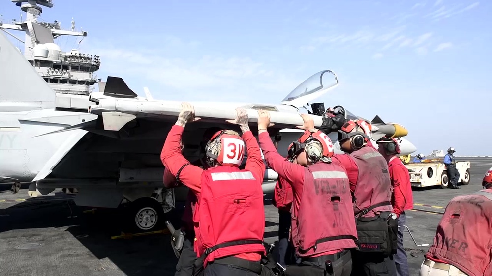 DVIDS - Video - USS Theodore Roosevelt Commences Combat Flight Operations