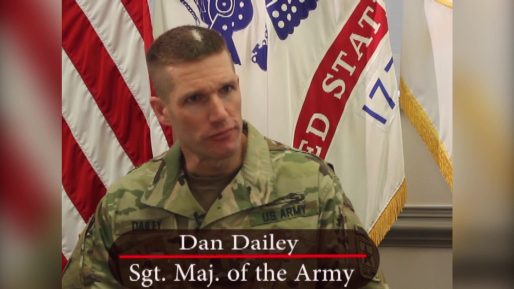 DVIDS - Video - Sgt. Maj. of the Army talks Pink & Green