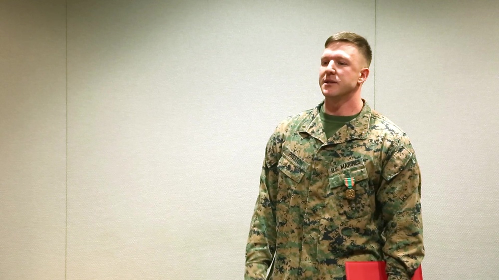 DVIDS - Video - Navy and Marine Corps Achievement Medal Ceremony