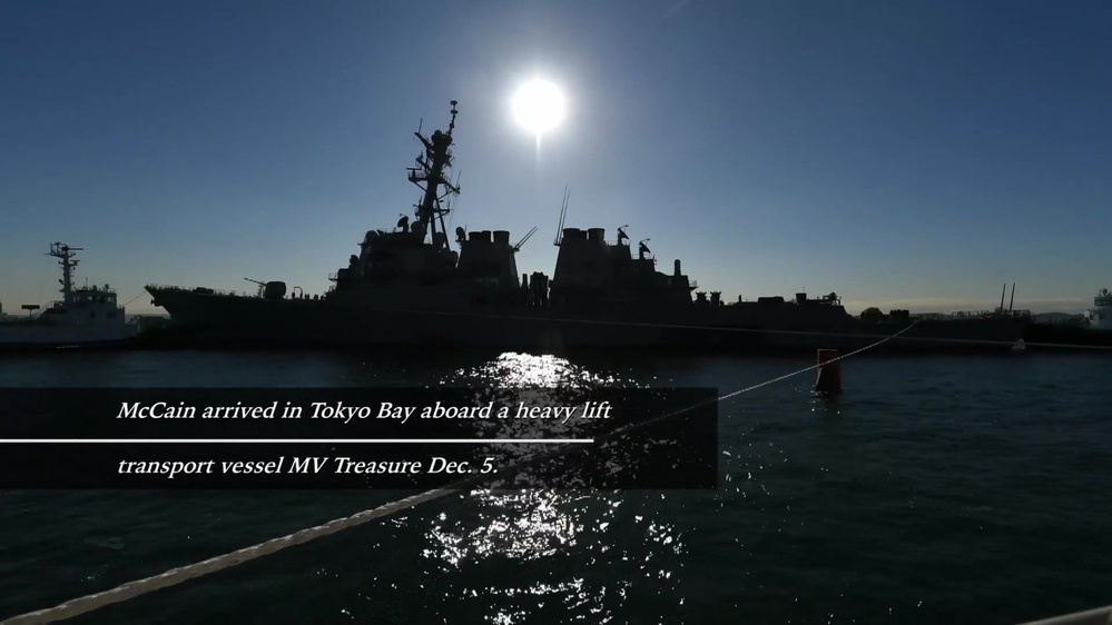 DVIDS - Video - All Hands Update: USS John S. McCain Offload from MV ...