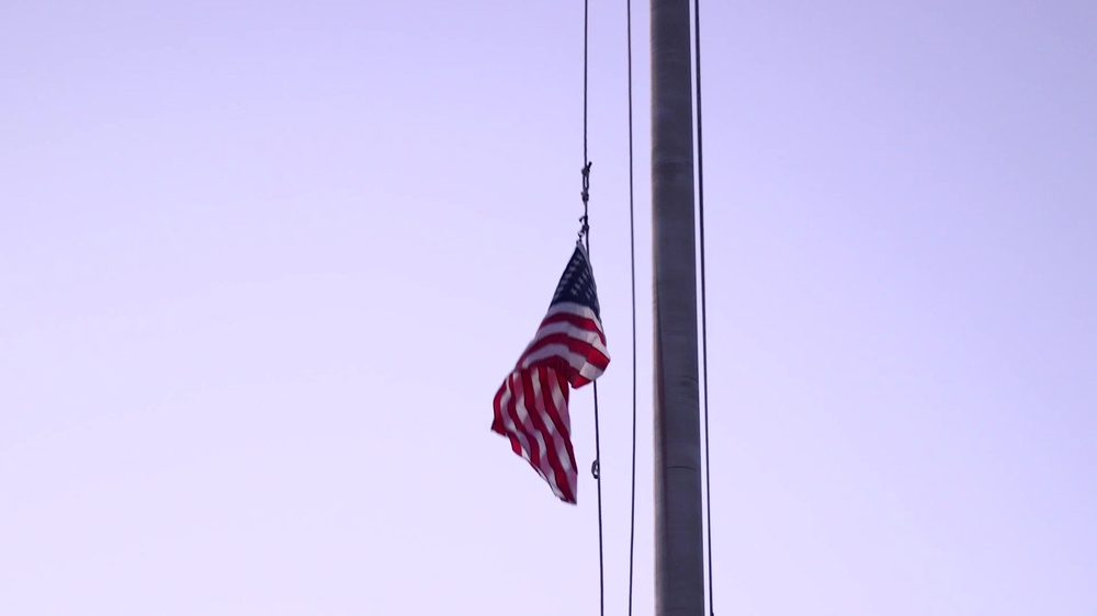DVIDS - Video - Corporal Curry Flag Raising