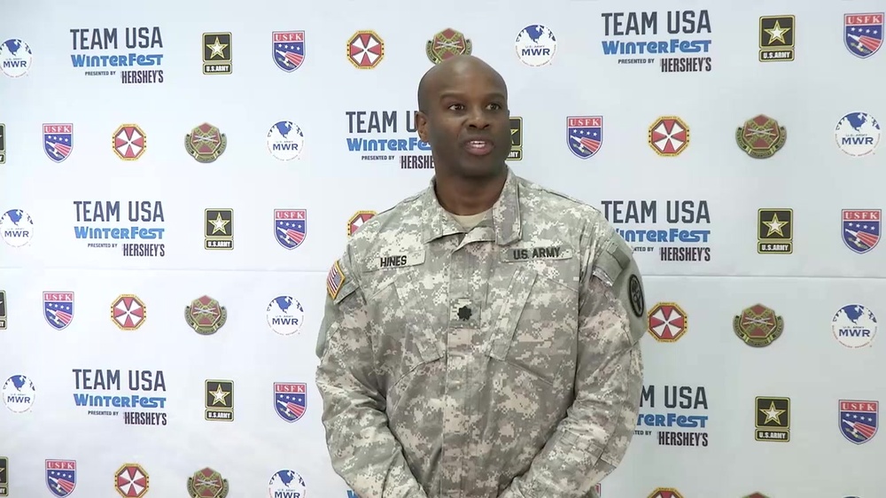 DVIDS - Video - TeamUSAFest LTC Garrett Hines Interview