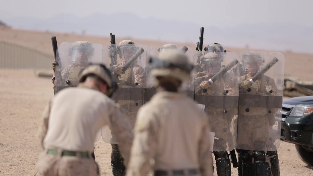 DVIDS - Video - U.S., Jordan Marines practice riot control techniques